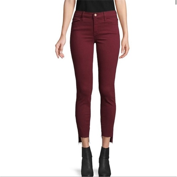 Frame Denim | Jeans | Frame Jeans Le Skinny De Jeanne Burgundy Jean ...